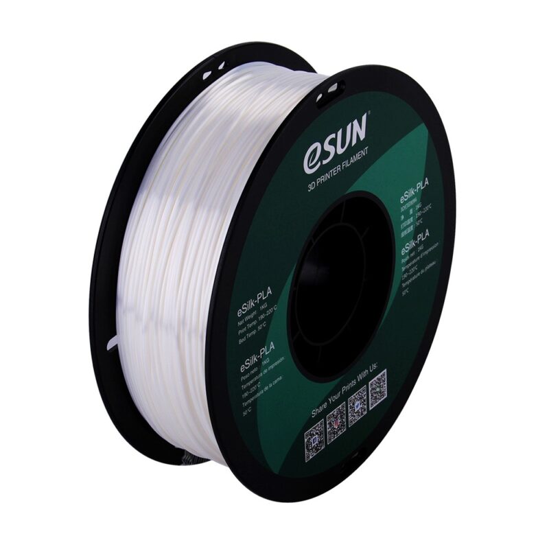 eSUN ESILK-PLA 1.75MM 1KG BELA (WHITE)