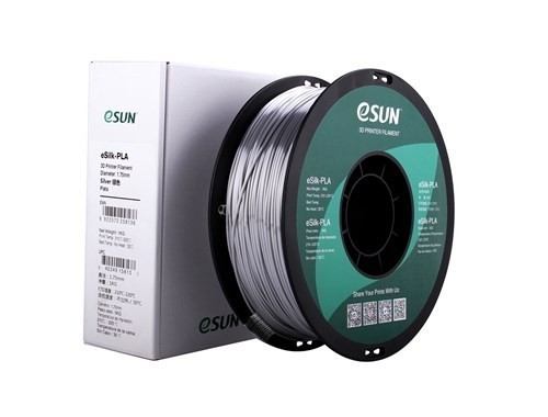 eSUN ESILK-PLA 1,75mm 1kg SREBRNA (SILVER)