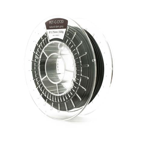PET-G CF20 filament 1,75mm – Tamno siva 0,5kg