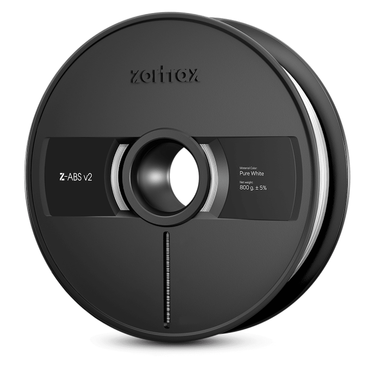 Zortrax Z-ABS V2 1,75mm 800g BELA (PURE WHITE)