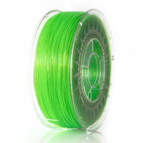 D.D. ABS+ 1,75mm 1kg SVETLO ZELENA TRANSPARENT (BRIGHT ZELENA TRANSPARENT)
