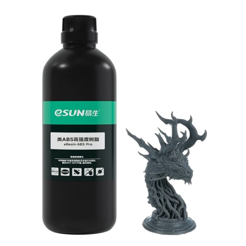 eSun A200 eResin-ABS Pro – 1kg SIVA (GRAY)