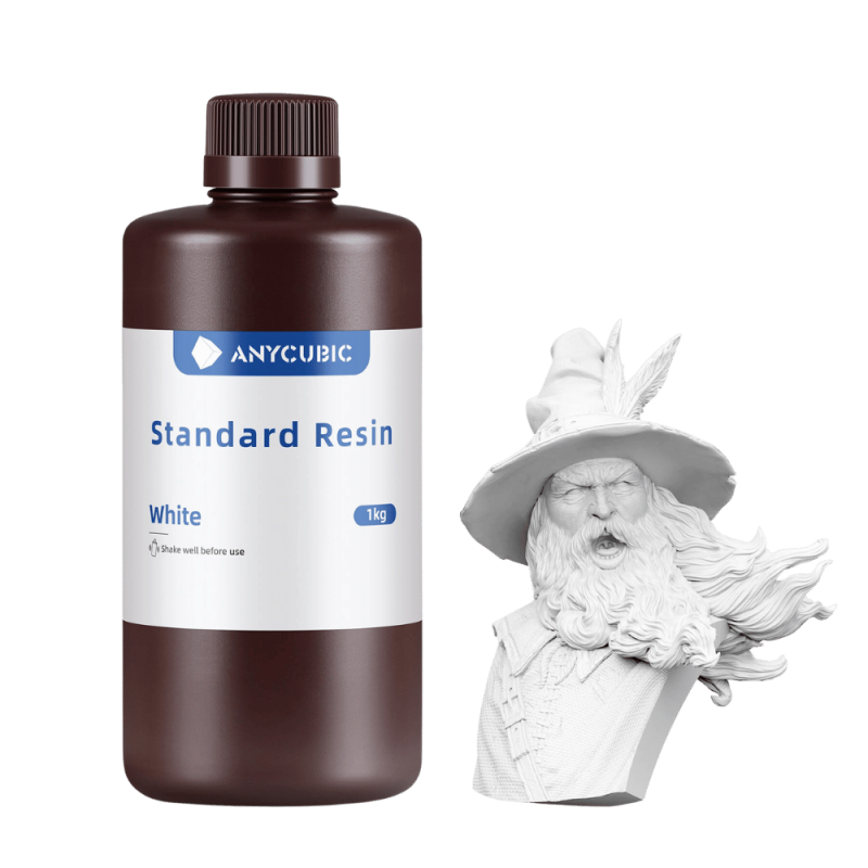 Anycubic Standard Resin 1kg BELA (WHITE)