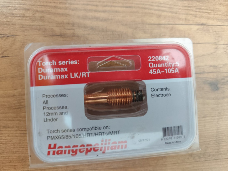 Elektroda Hypertherm 220842 45A-105A