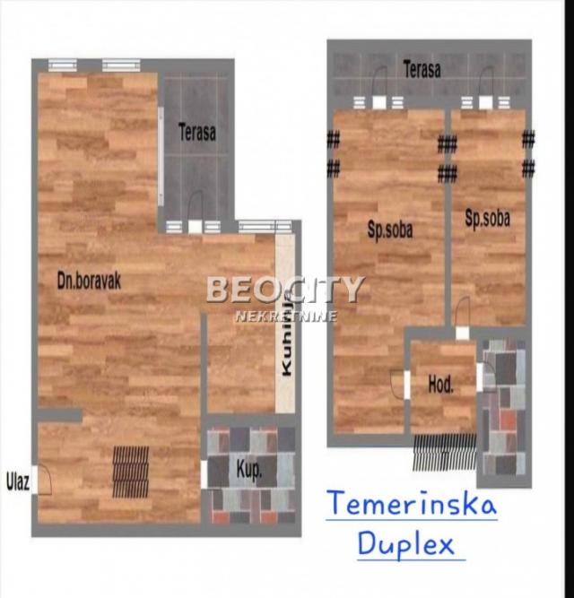 Novi Sad, Centar, Temerinska, 3.0, 74m2, 800EUR