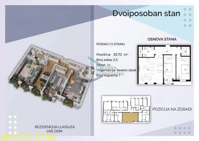 Zvezdara, Central Palace - Dimitrija Tucovića