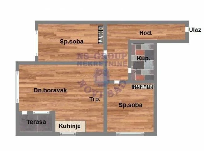 Trosoban, odlican, funkcionalan, Adice