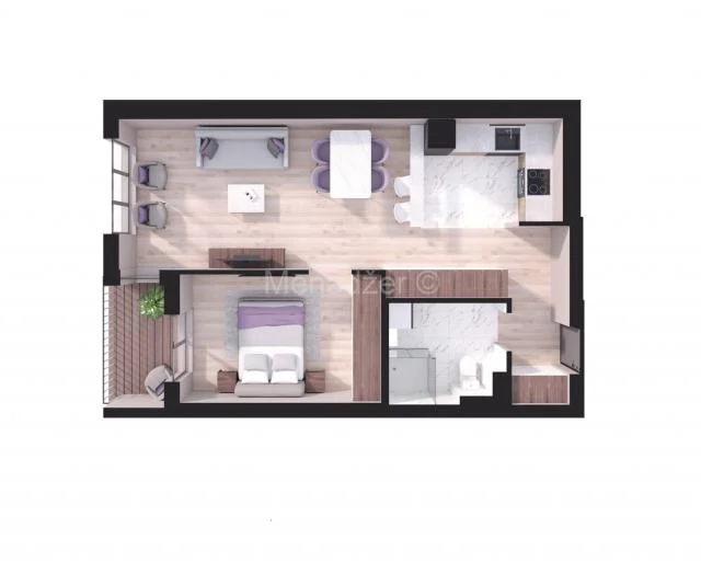 Vozdovac novogradnja, 2.0 56.5m2, 1/5, CG, parking