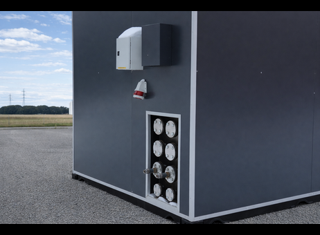 Фајертекс 40 kW модуларна котларница 40 kW модуларна котларница на биомасу у ISO контејнеру