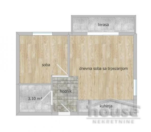 NOVI SAD - SAJLOVO - 43.00 m2