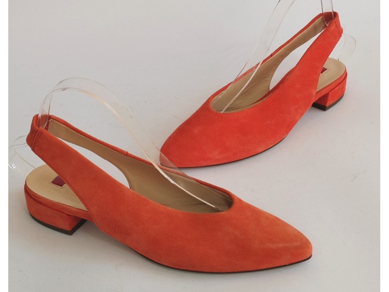 HOGL kozne slingback sandale nove 36.5