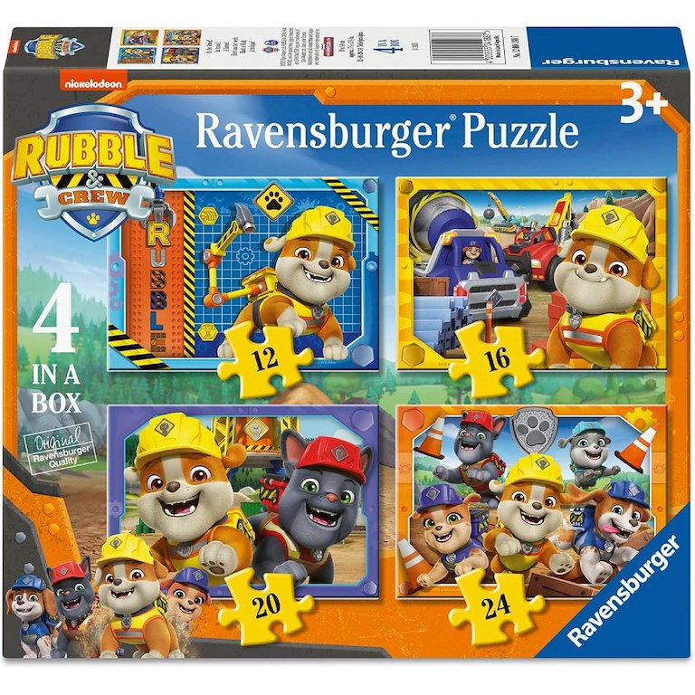 Ravensburger puzzle (slagalice) – 4u1 Rubble & Crew RA12004188