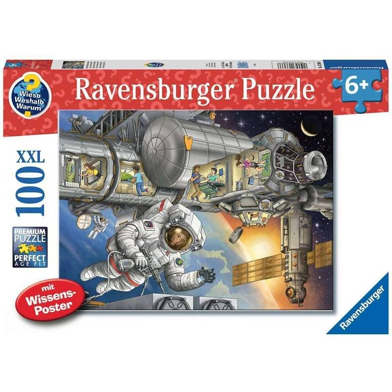 Ravensburger puzzle (slagalice) – 100XXL Na svemirskoj stanici RA13366