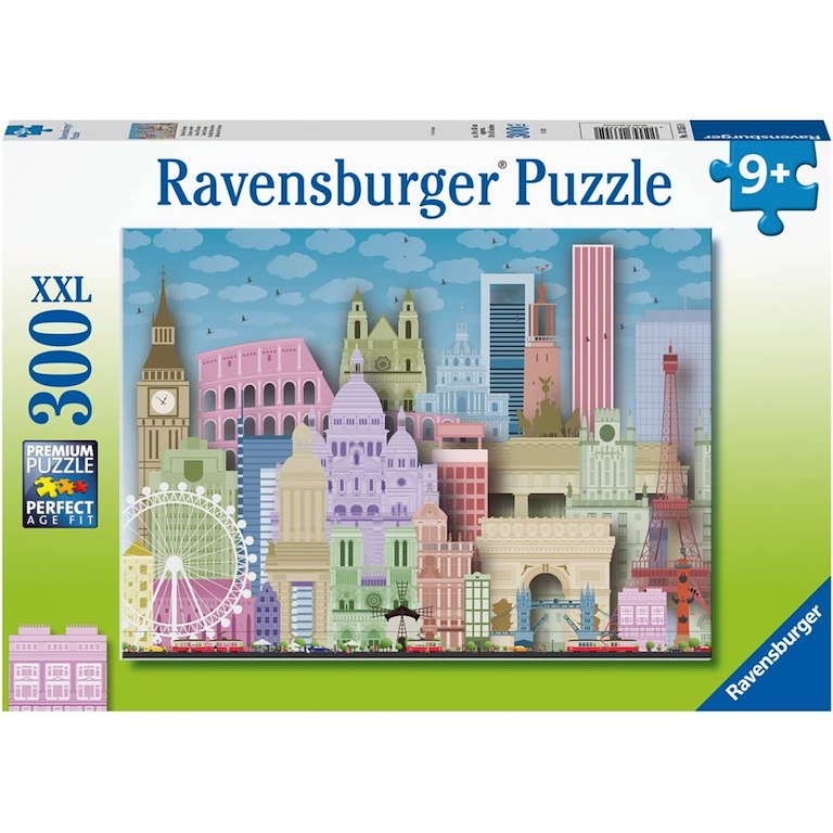 Ravensburger puzzle (slagalice) – 300XXL Mapa Evrope XXL RA13355