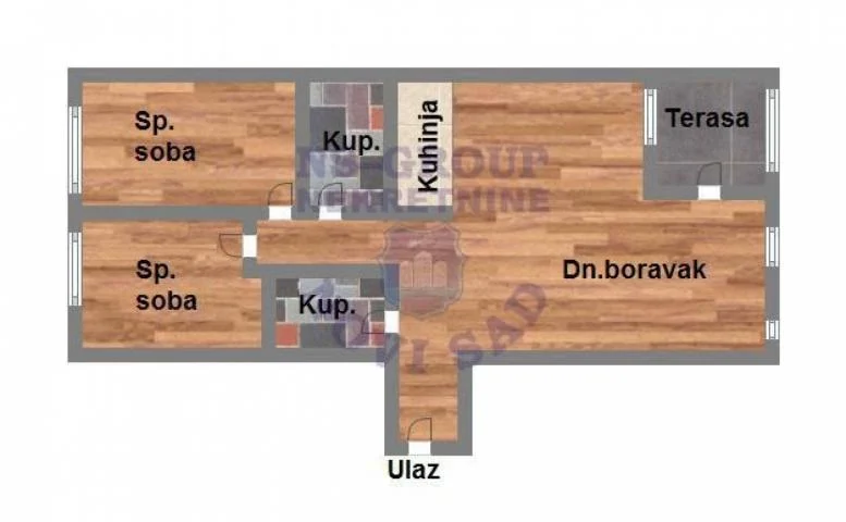 Trosoban stan na top lokaciji