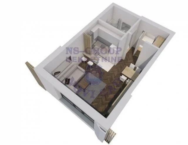 Garsonjera, 28m2 Miseluk