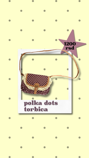 Polka dots torbica