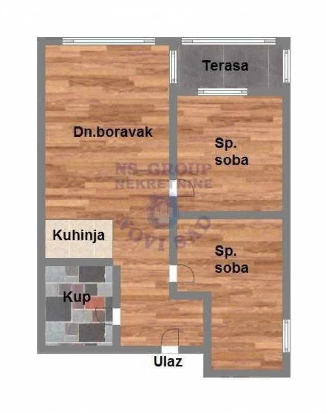 Dvoiposoban, 56m2 Somborska Rampa