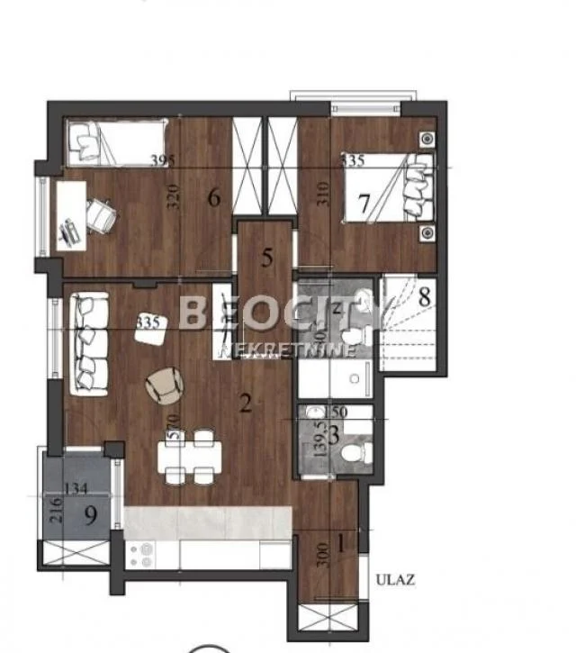 Novi Sad, Nova Detelinara, , 3.0, 60m2, 174000EUR