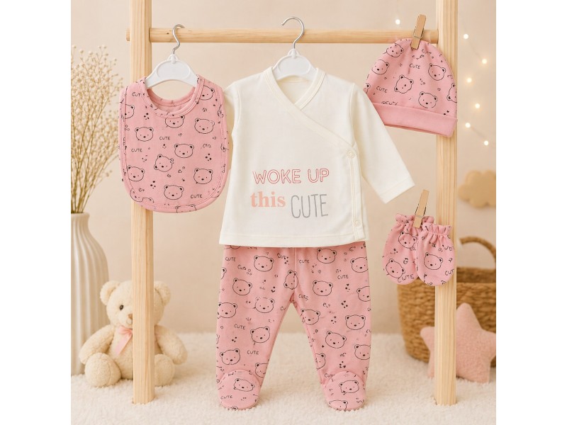 KIDZZ 5u1 komplet Meda vel. 62 - 3 meseca NOVO