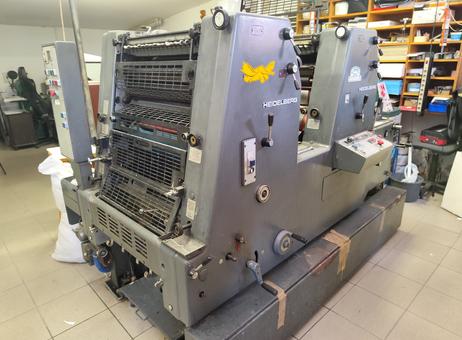 Ofset štamparska mašina 2 boje Heidelberg GTOZ 52