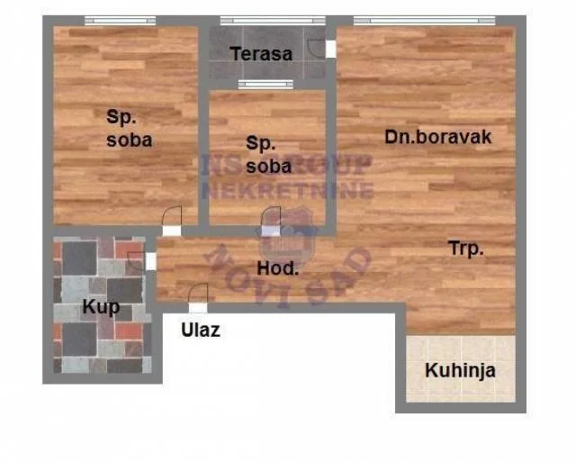 Trosoban 56m2 Somborska Rampa
