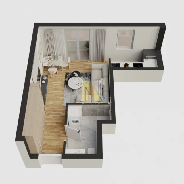 Jednosoban stan na Telepu, Novi Sad, 26 m²