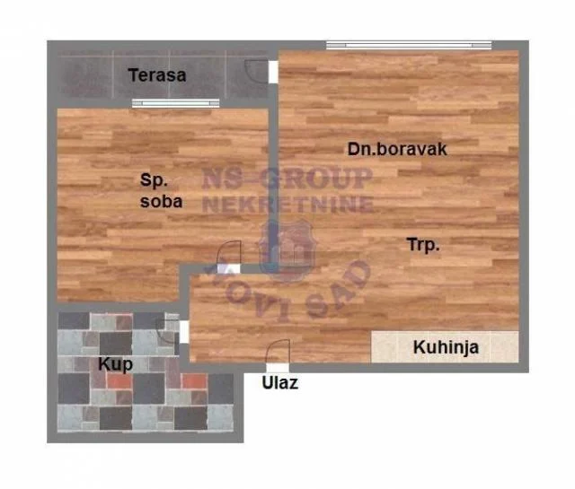 Dvosoban 39m2 Somborska Rampa