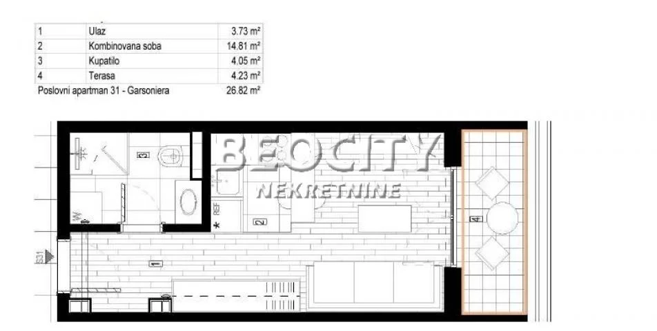 Surčin, Radiofar, Autoput za Zagreb, 0.5, 27m2, 49950EUR