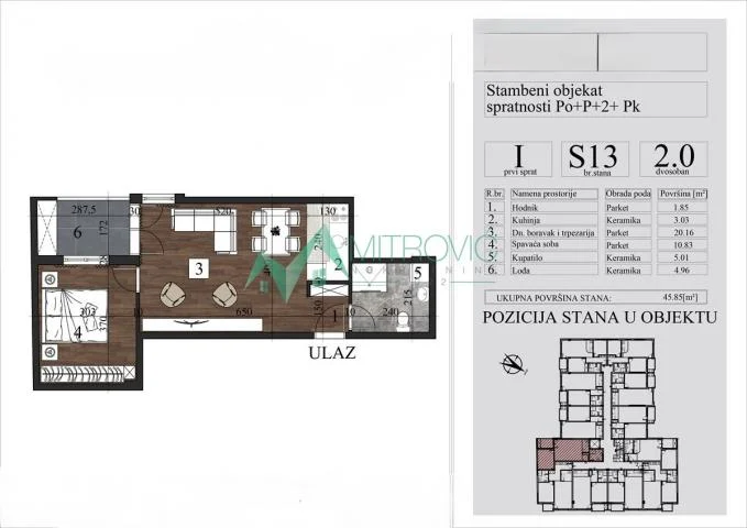 Grbavica, novogradnja, povrat pdv-a!