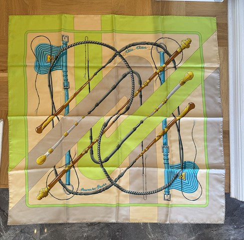 HERMES Svilena marama Clic Clouc 87x87cm ORIGINAL