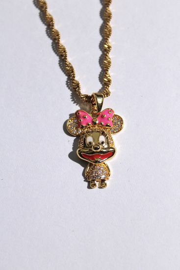 Ogrlica "Mini mouse",NOVO
