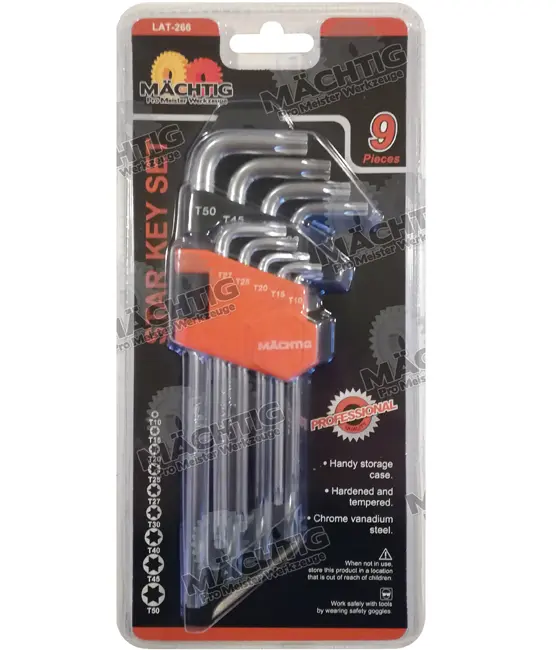 Torx ključevi Set Machtig LAT-266