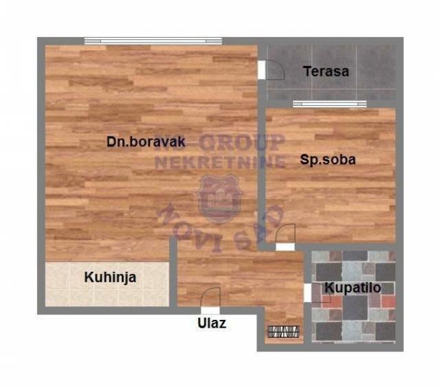Adice dvosoban stan 43m2
