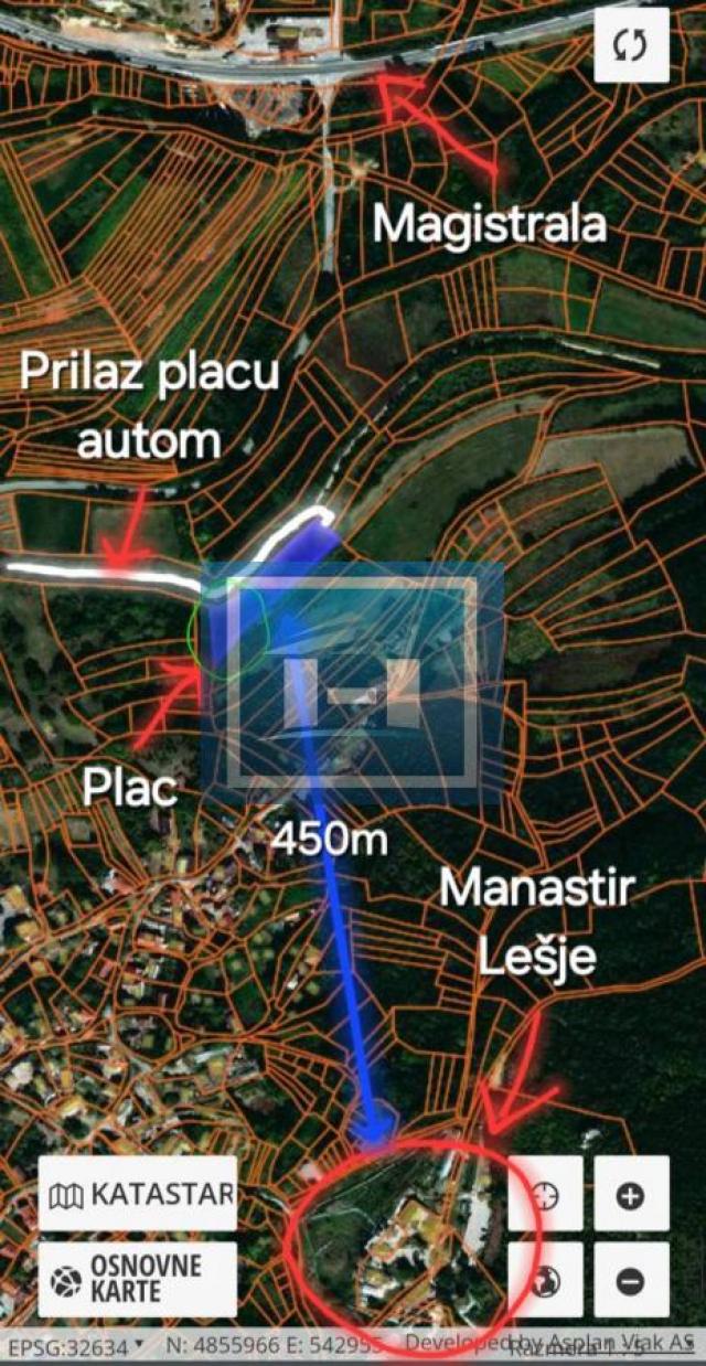 Na prodaju plac u Lešju