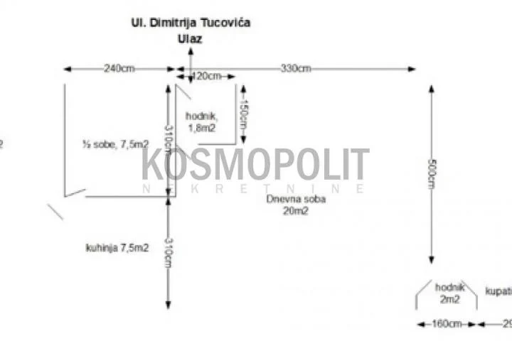 Prodaja, Lokal, Dimitrija Tucovića, Dimitrija Tucovića