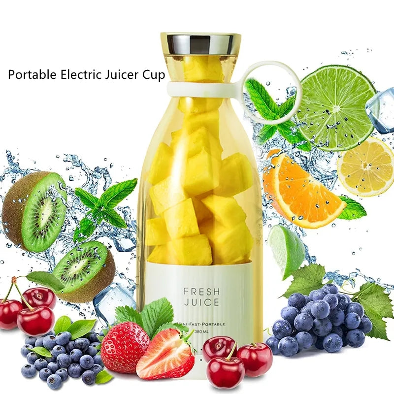 Prenosivi Mini Blender za Voće i Povrće – USB Punjenje 420ml