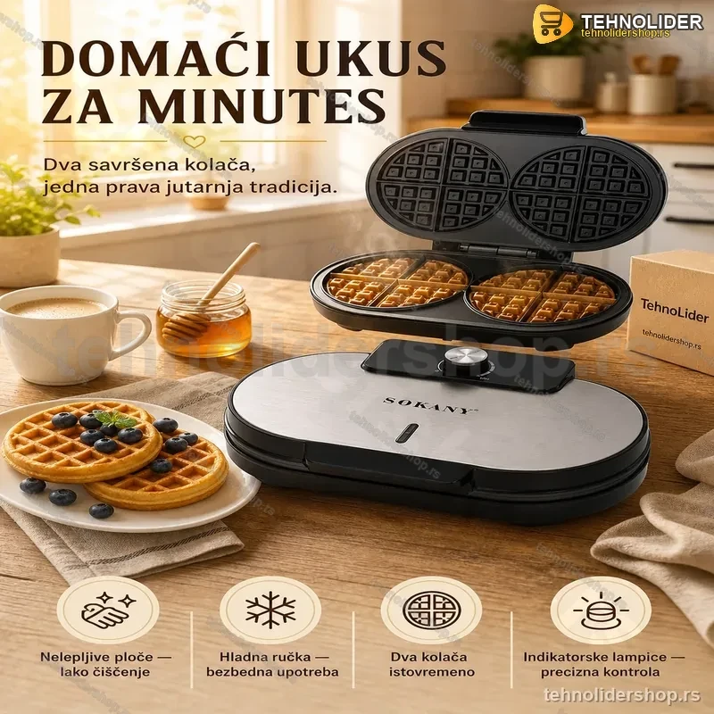 Sokany Aparat za Bakin Kolač – Brza Priprema Toplih Kolača