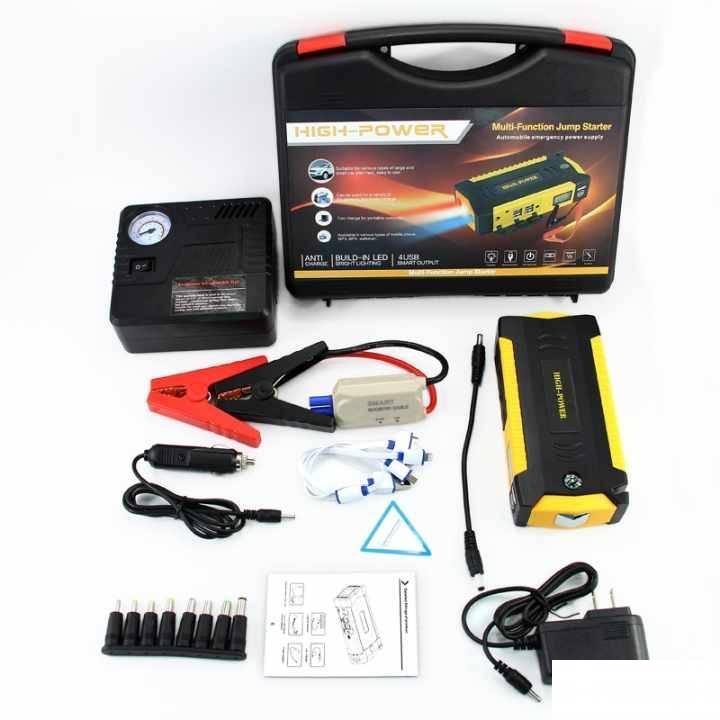 Starter Akumulatora sa Kompresorom – Mobilni Punjač i Jump Starter za Auto