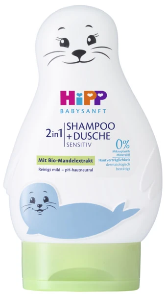 Hipp Babysanft Šampon i gel za kupanje foka, 200 ml