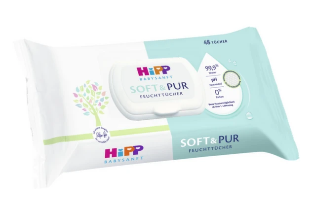Hipp Babysanft Soft&Pure Vlažne maramice, 48 komada