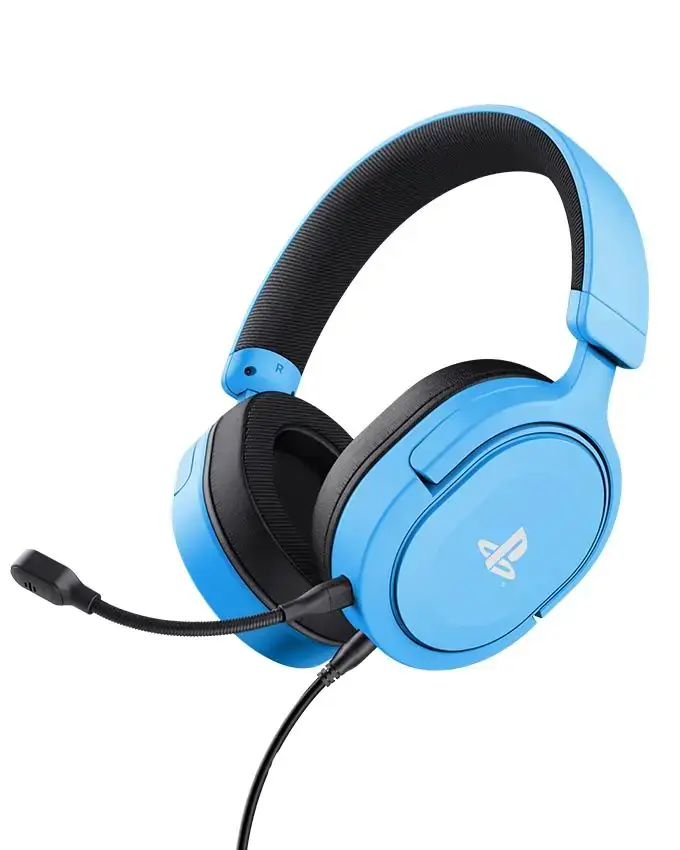 Trust Slušalice za PS5 Trust GXT498 Forta Headset, Svetloplave