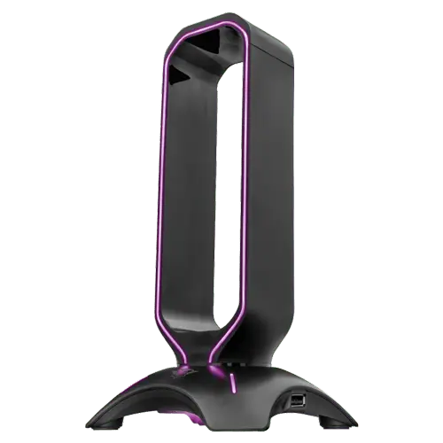 TRUST Stalak za slušalice GXT265 Cintar RGB crni