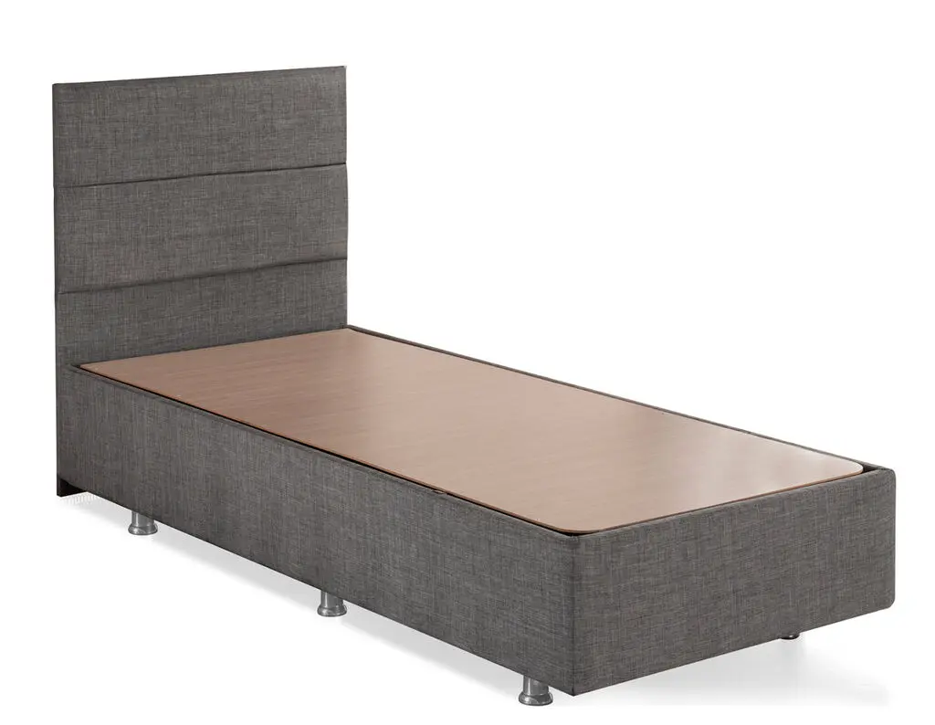 Hanah home Krevet Silver 80x38x180cm Crni
