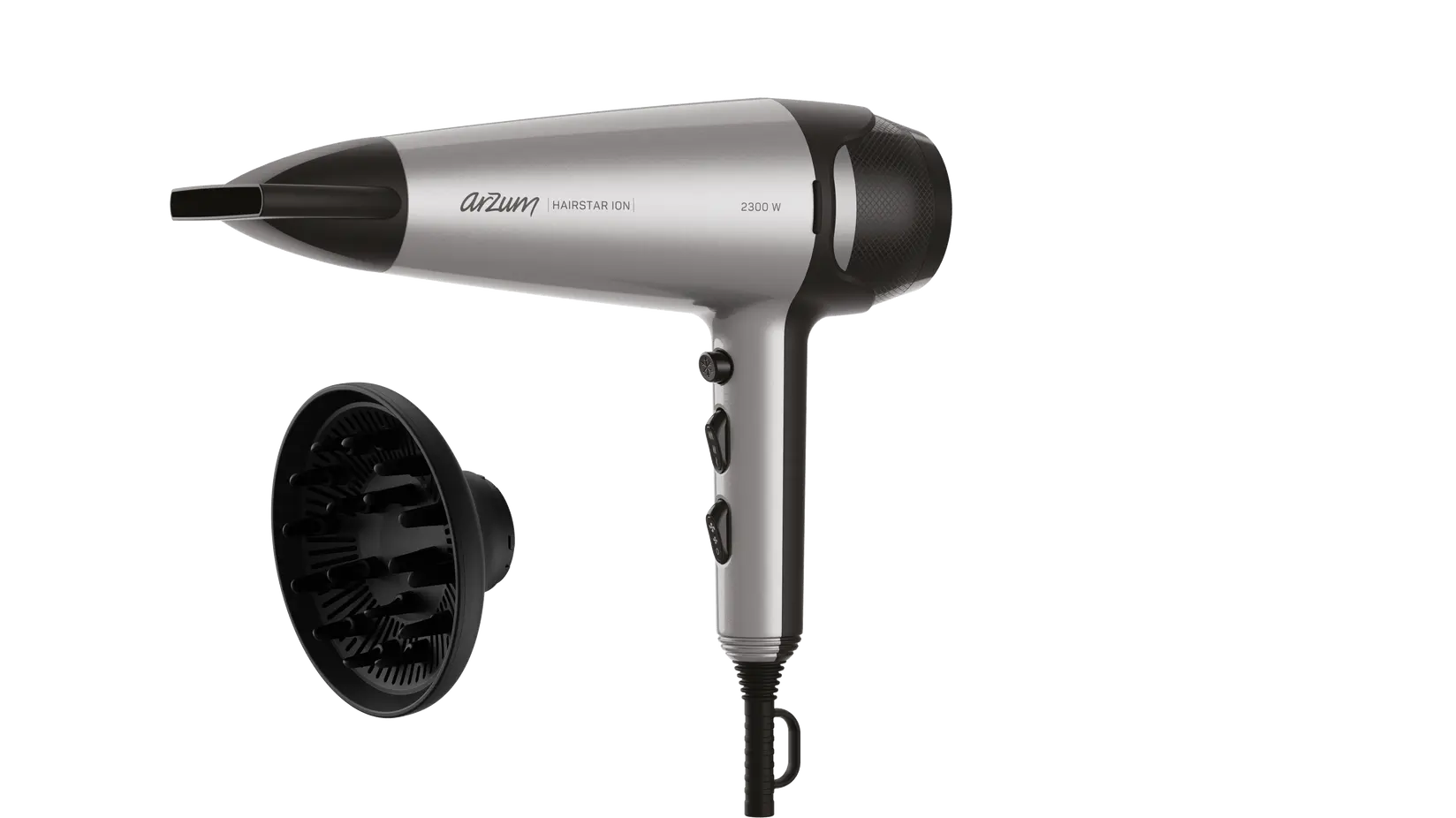 Arzum Fen za kosu sa jonizacijom Hairstar Ion AR5119-1700, 2300W, Sivi