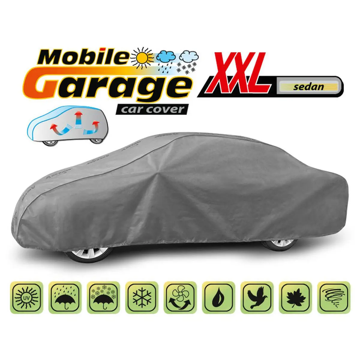 KEGEL BLAZUSIAK TRADE Cerada za automobil Xxl Sedan,D 472-500cm,V 126-136cm