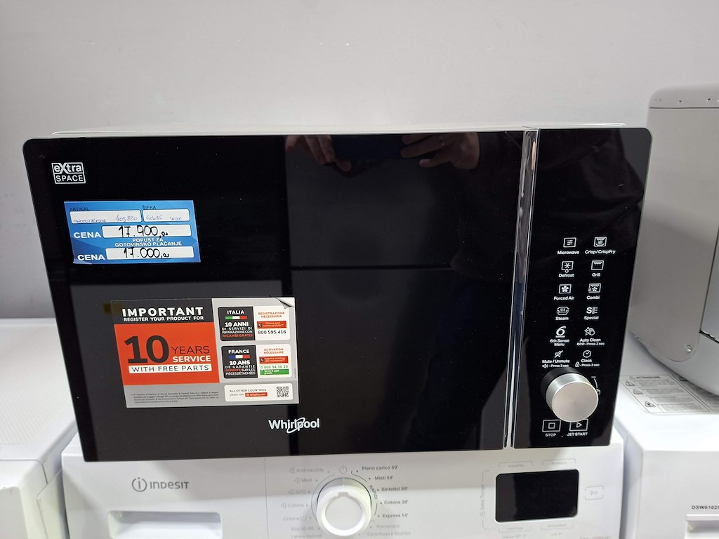 MIKROTALASNA WHIRLPOOL MWF 259 SB, 25L