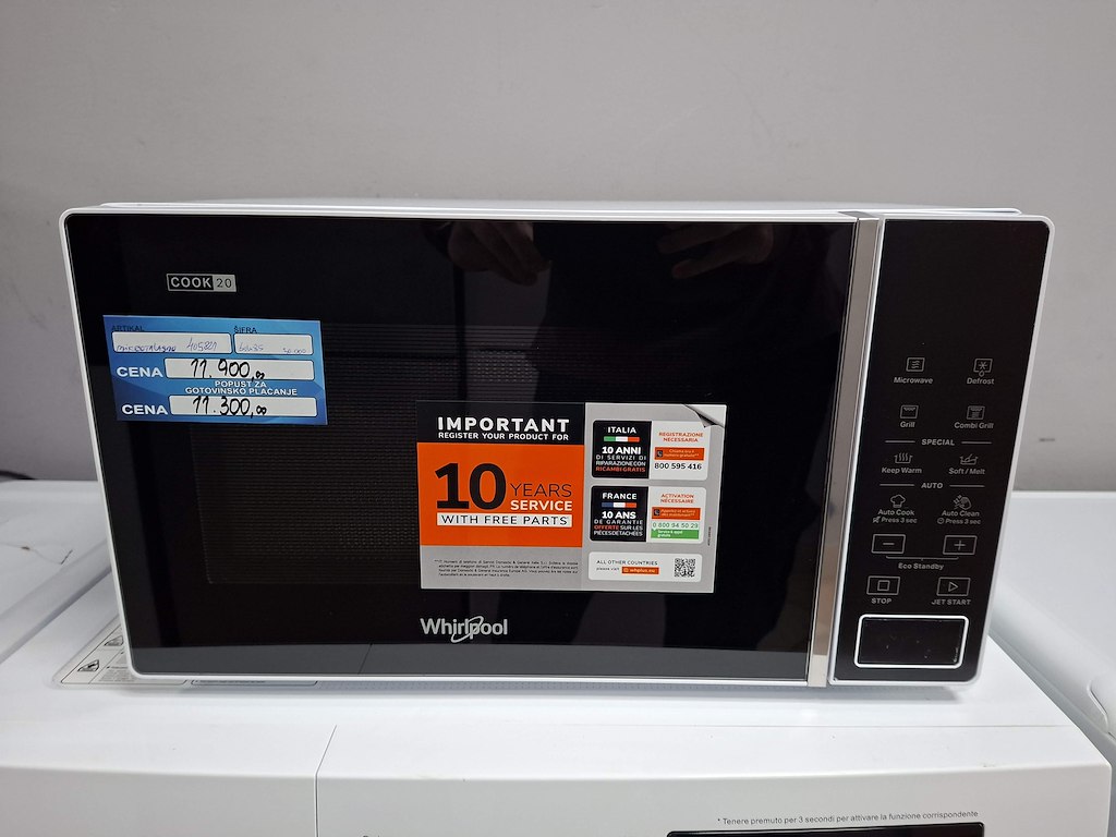 MIKROTALASNA WHIRLPOOL MWP 203 W , 20L