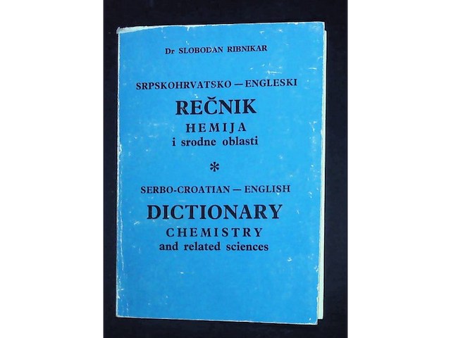 Rečnik Hemija ➡️ i srodne oblasti ➡️ kao nov