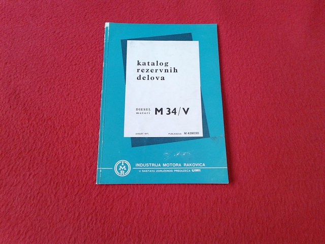 Katalog rezervnih delova diesel motora M34/V